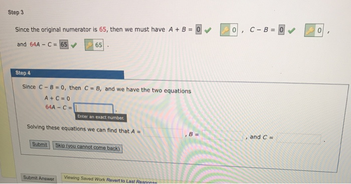 Solved Tutorial Exercise Evaluate The Integral I A 1682 9328