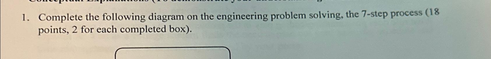 Solved Complete the following diagram on the engineering | Chegg.com