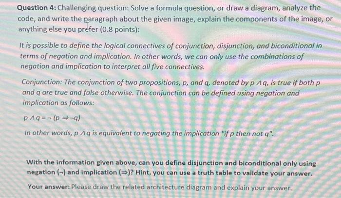 Solved Question 4: Challenging question: Solve a formula | Chegg.com