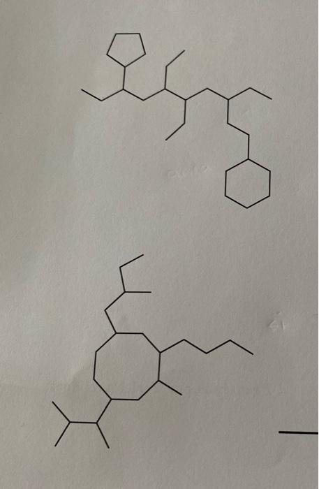 Solved Name these molecules (iupac) | Chegg.com
