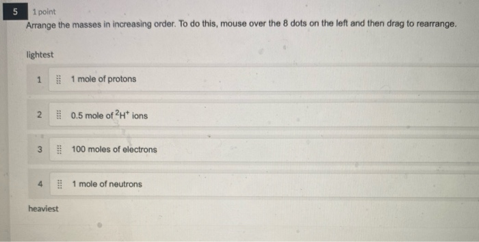 Solved 10 1 point An ion contains 40 protons, 52 neutrons, | Chegg.com