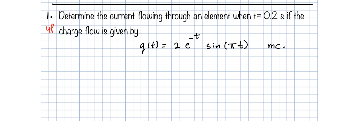 Solved Determine the current flowing through an element when | Chegg.com