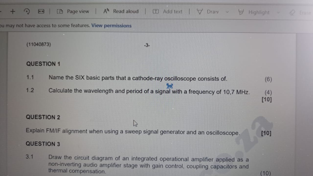 Solved QUESTION 11.1 ﻿Name the SIX basic parts that a | Chegg.com