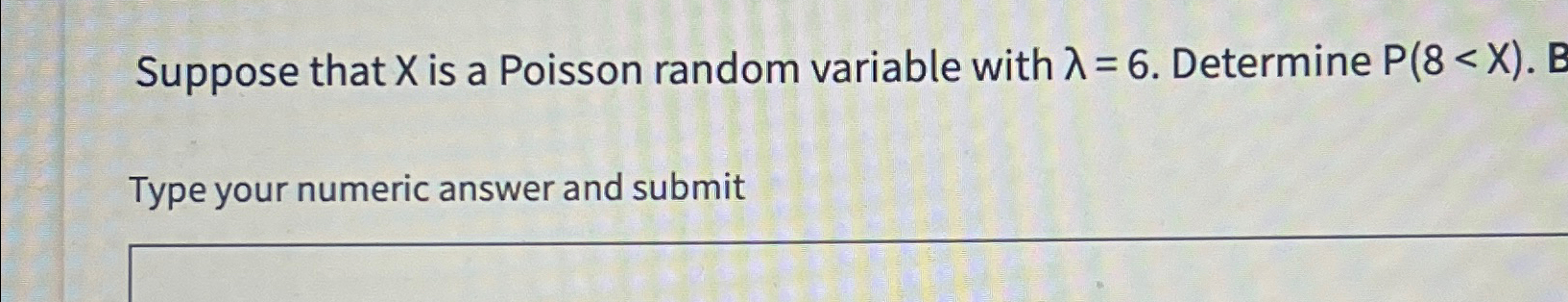 Solved Suppose that x ﻿is a Poisson random variable with | Chegg.com