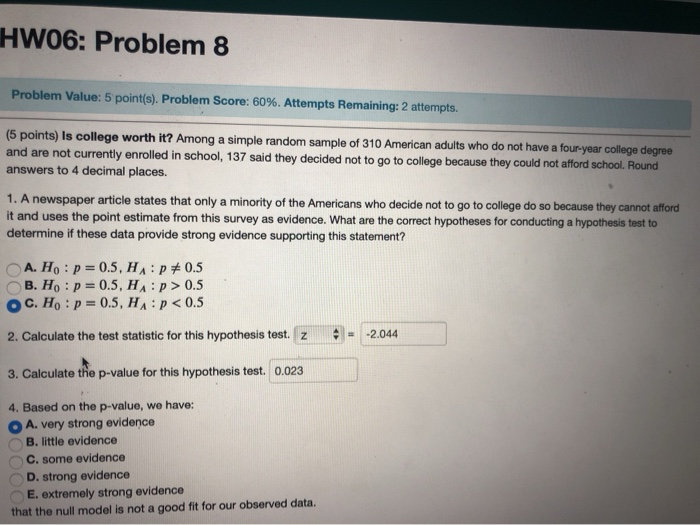 Solved HW06: Problem 8 Problem Value: 5 point(s). Problem | Chegg.com