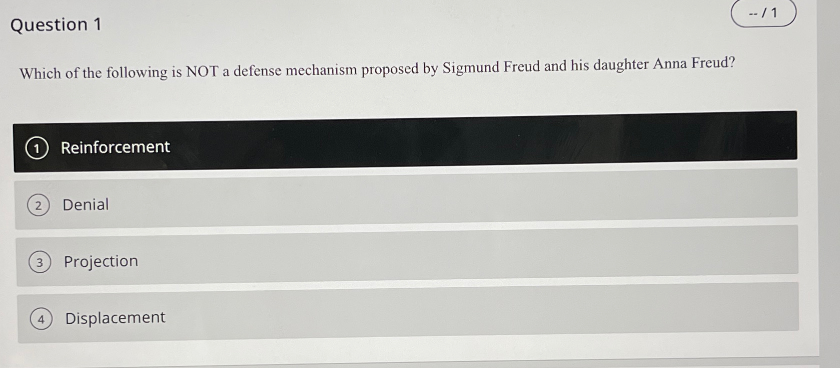 Solved Question 1--1Which of the following is NOT a defense | Chegg.com