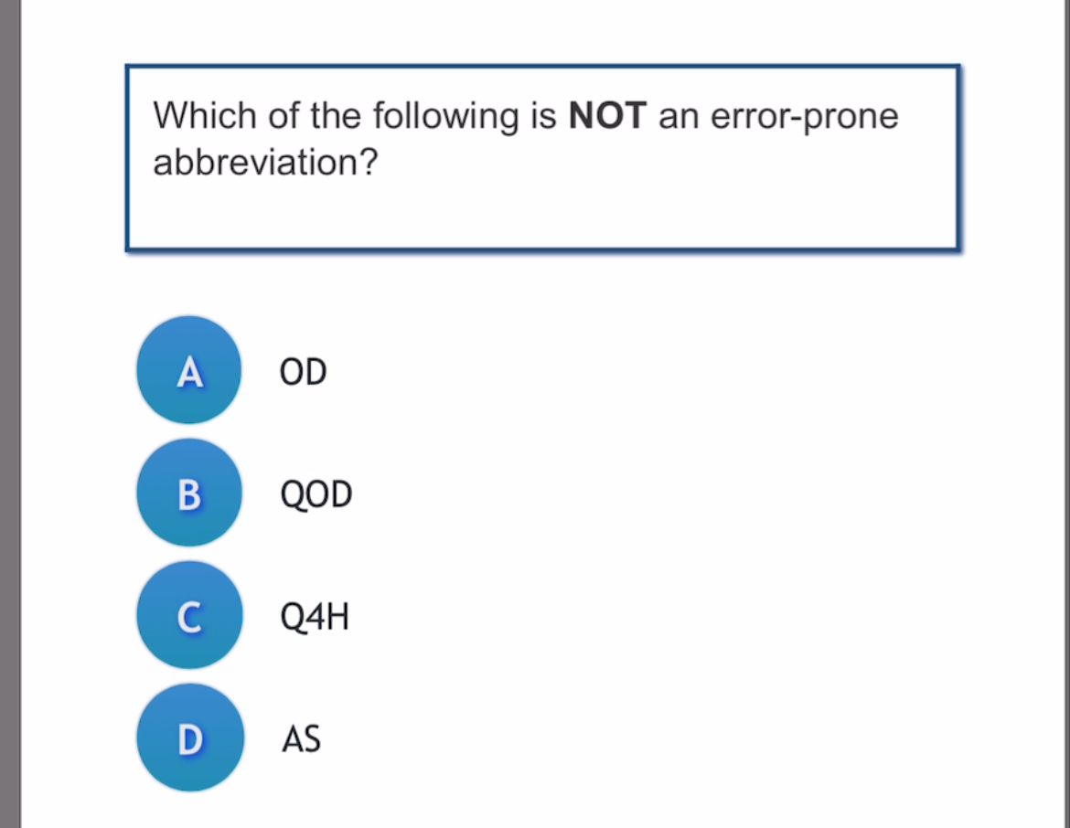 Solved Which of the following is NOT an error-prone | Chegg.com