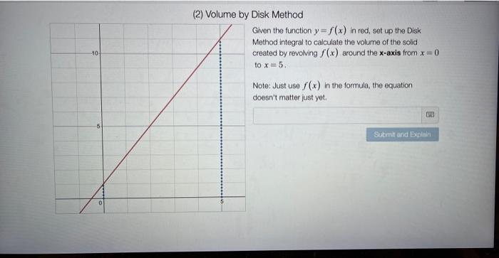 Solved (1) Volume by Geometry Use geometry to find the | Chegg.com
