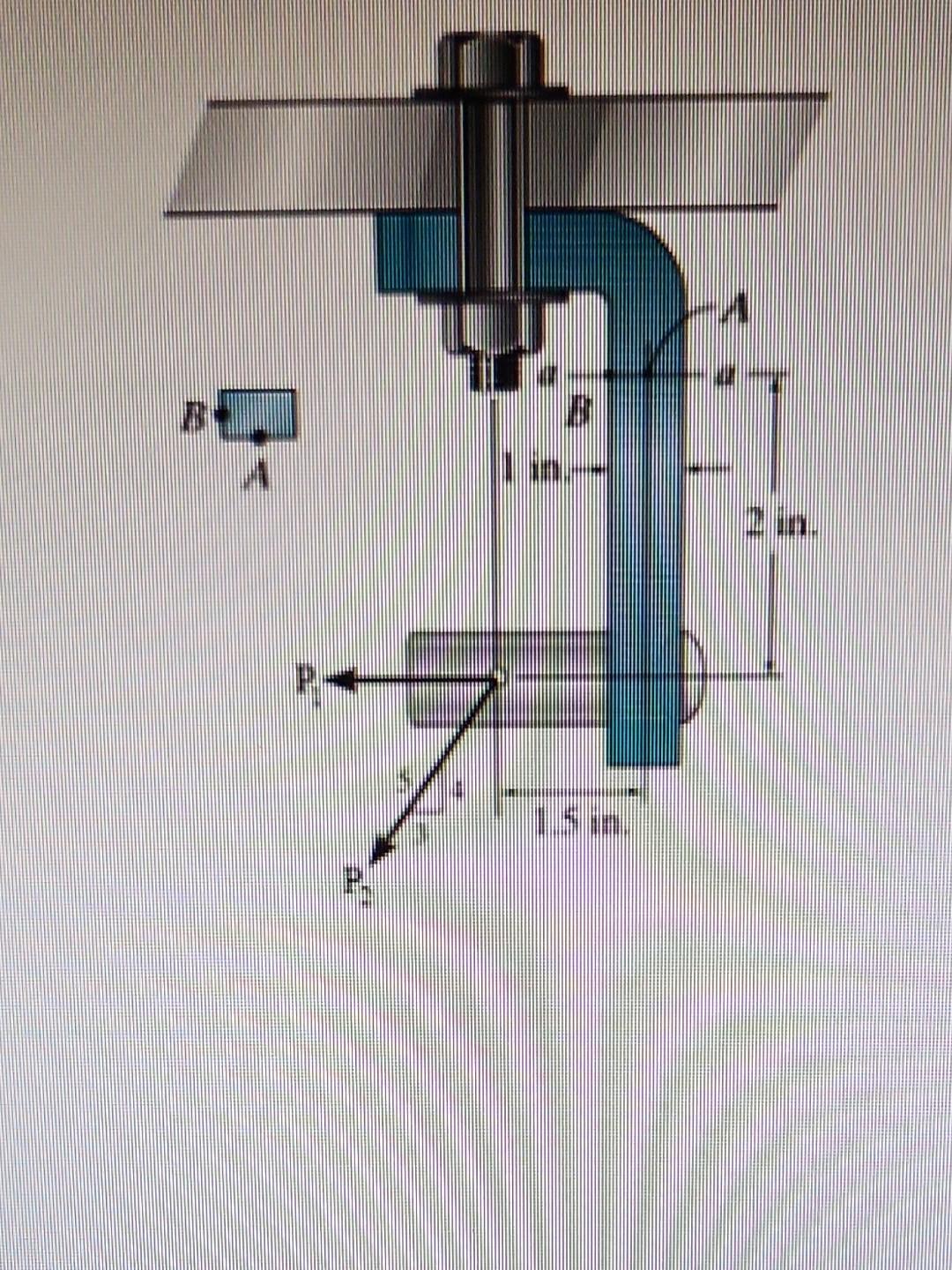 Solved The joint is subjected to the force system shown in | Chegg.com