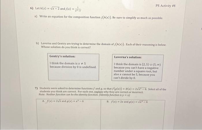 Solved Let h(x)=x−2 and f(x)=x2−321 a) Write an equation for | Chegg.com