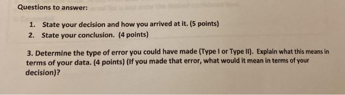 for SE 96% Lower Bound Sample N Mean StDev Mean C1 | Chegg.com
