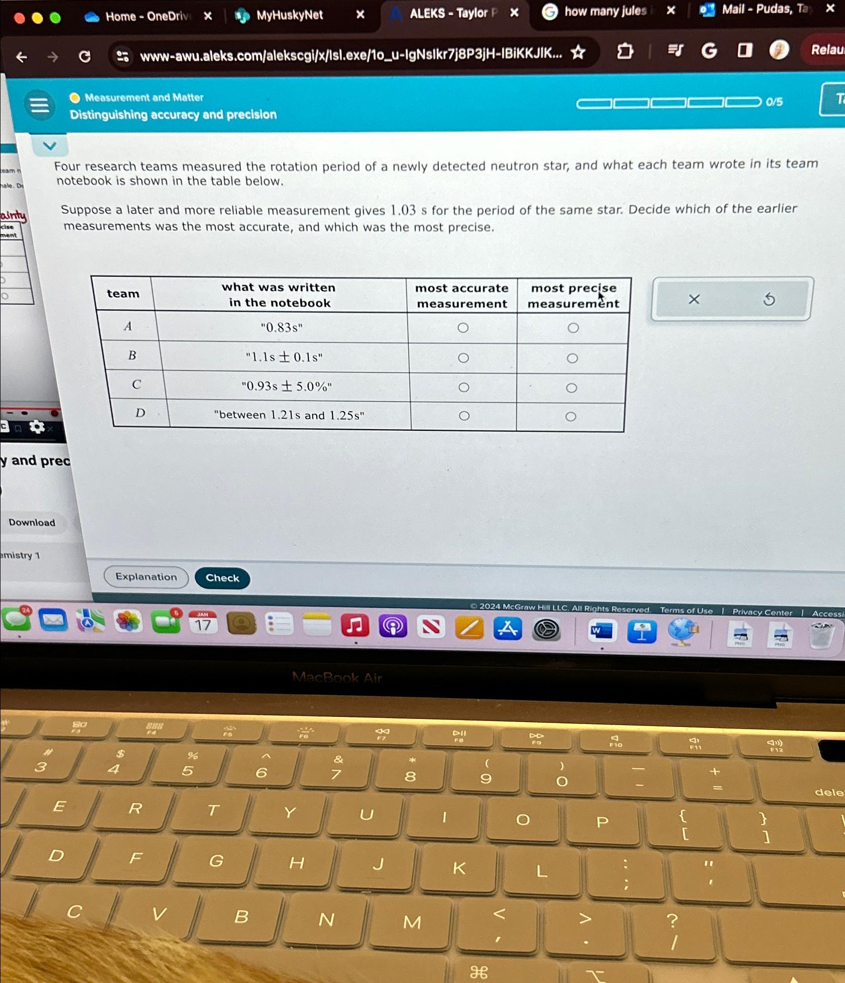Solved Four research teams measured the rotation period of a | Chegg.com