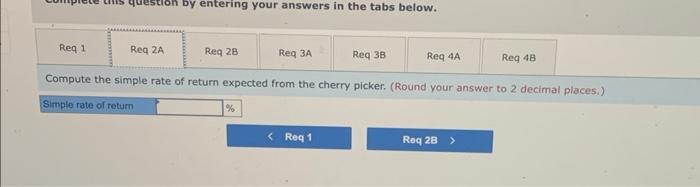 Solved Problem 14-24 (Algo) Simple Rate of Return; Payback | Chegg.com
