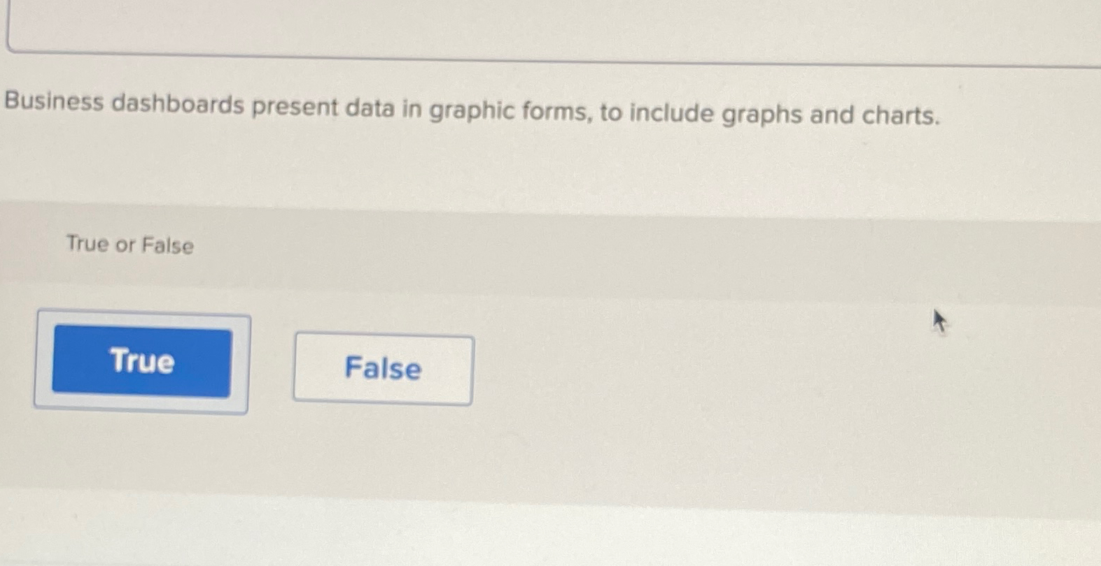Solved Business dashboards present data in graphic forms, to | Chegg.com