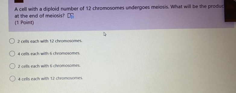 Solved A cell with a diploid number of 12 chromosomes | Chegg.com