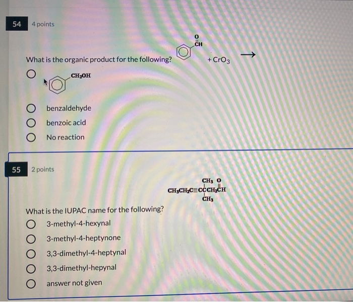 Solved 63 2 points 0 0 CHECCH_CCH.CH What is the IUPAC name | Chegg.com