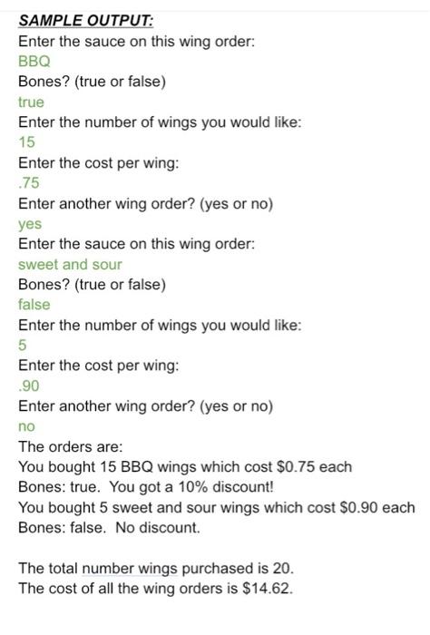 Solved JAVA PROGRAM (read instructions carefully)*should be | Chegg.com