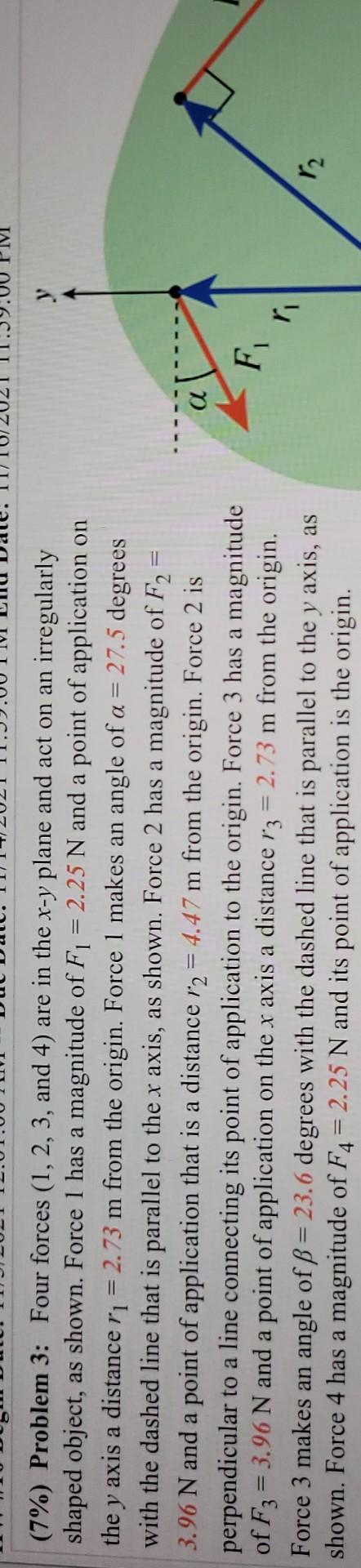 Solved What is the magnitude of the net torque about the | Chegg.com