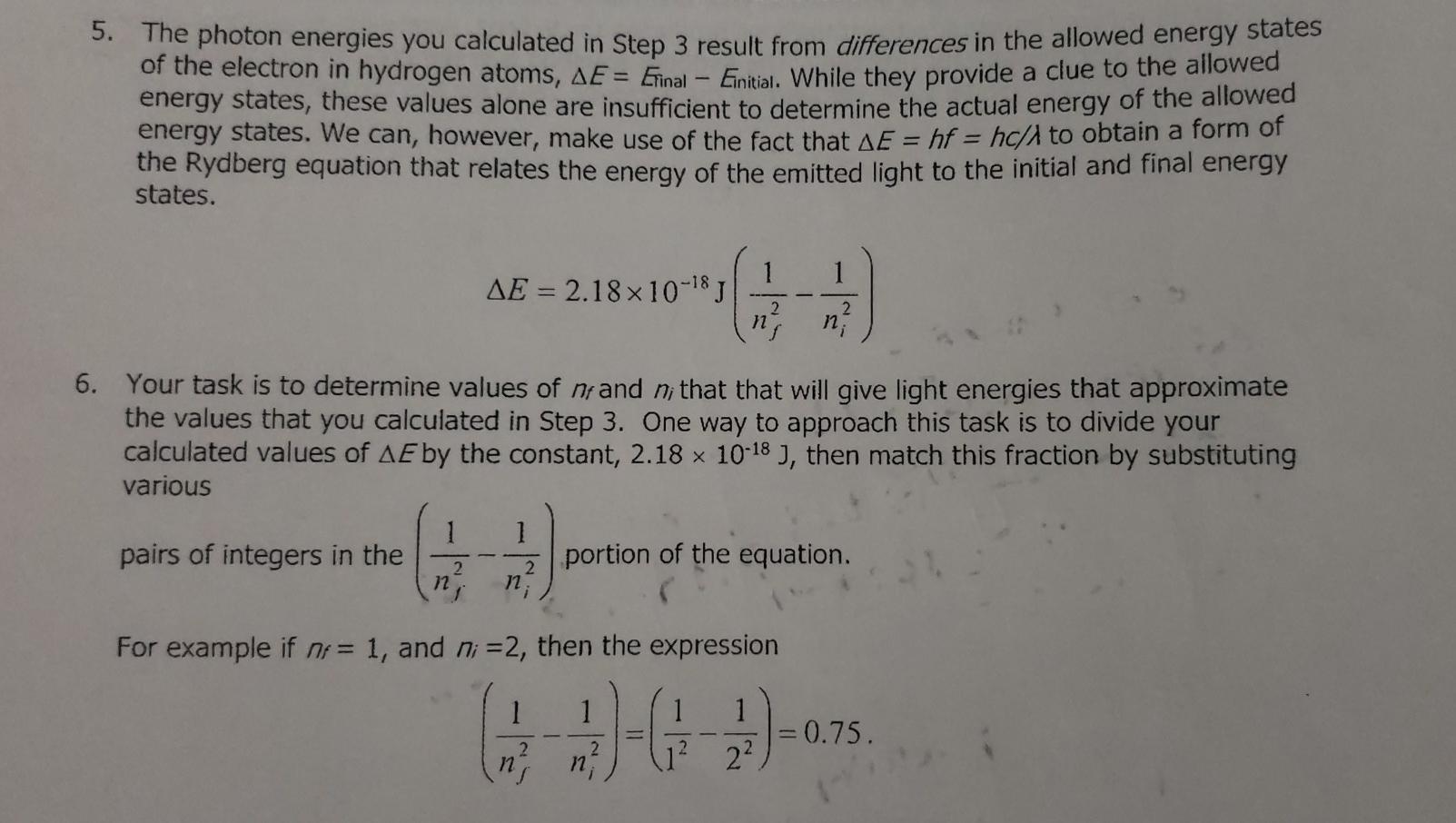 Solved Record your values and best guesses for nrand ni in | Chegg.com