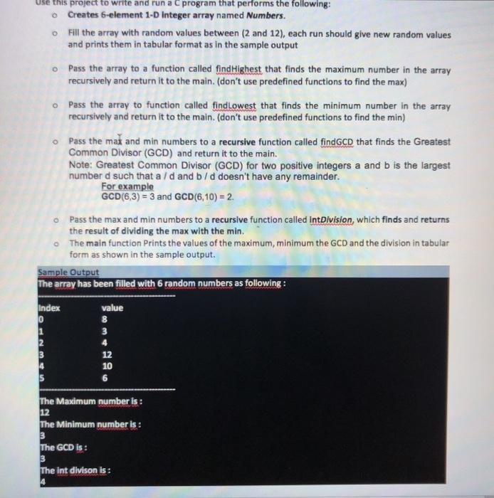 Solved Use this project to write and run a C program that | Chegg.com