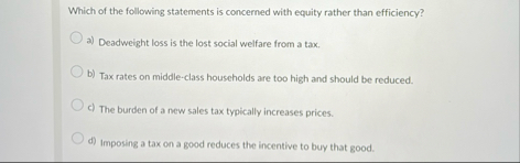 Solved Which of the following statements is concerned with | Chegg.com