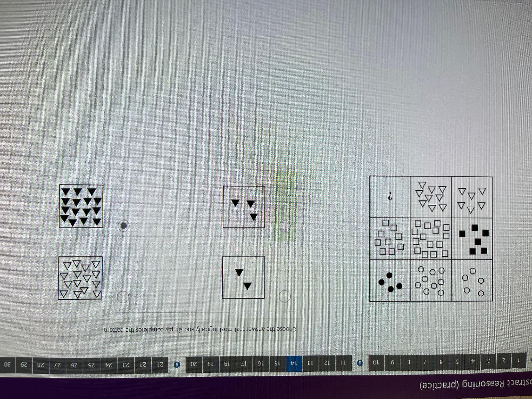 Solved Abstract reasoning test. How | Chegg.com