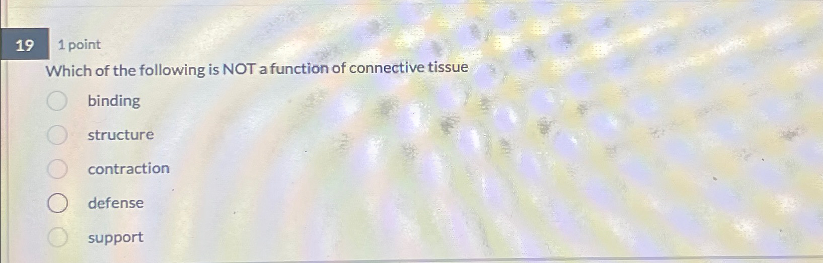 Solved 191 ﻿pointWhich of the following is NOT a function of | Chegg.com