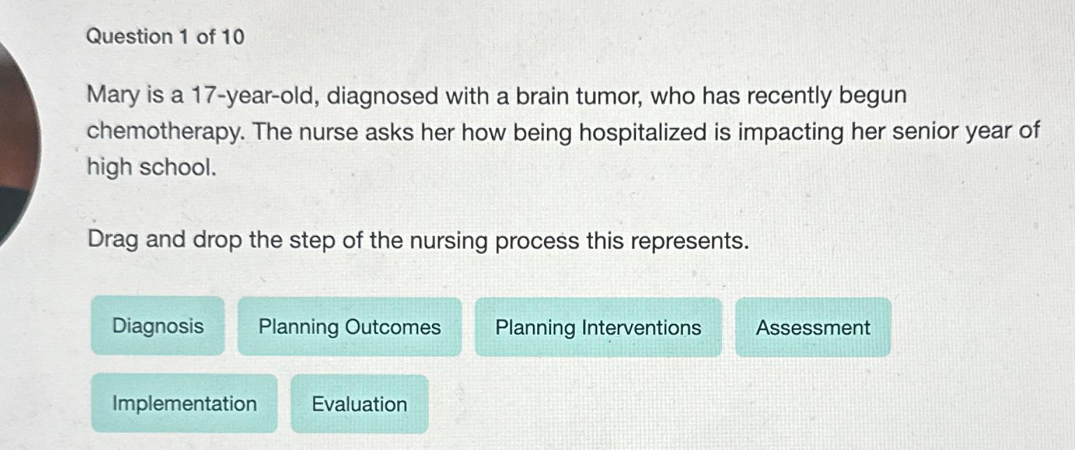 Solved Question 1 ﻿of 10Mary is a 17-year-old, diagnosed | Chegg.com