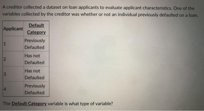 Solved 1. Options: A) Quantitative continuous B) | Chegg.com