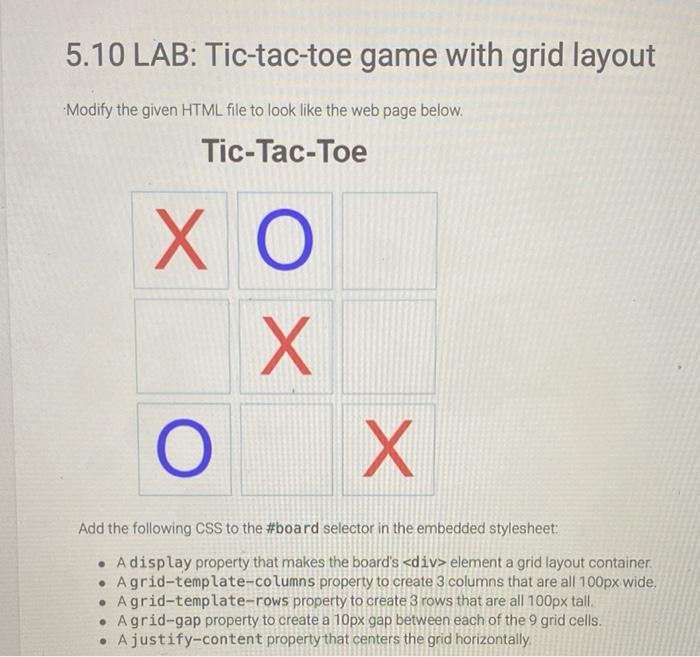 Solved (no function selecte 11 15 tic-tac-toe.html | Chegg.com
