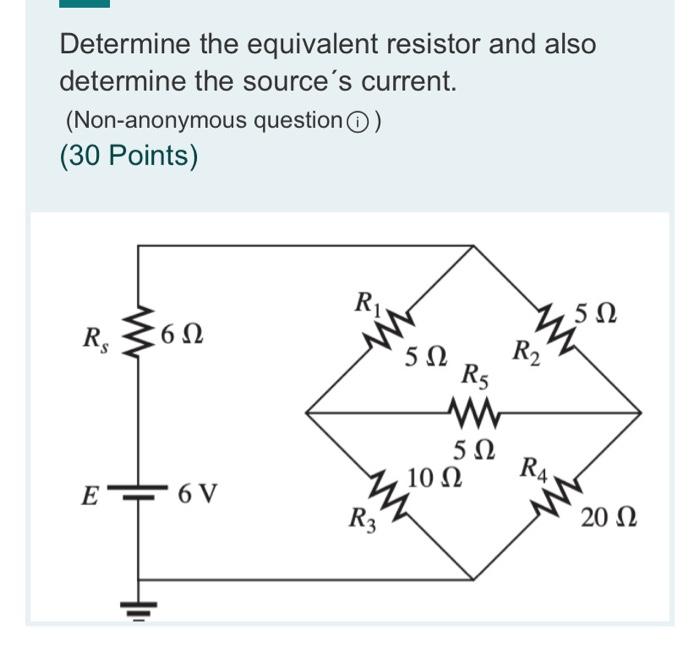 Solved Determine the equivalent resistor and also determine | Chegg.com
