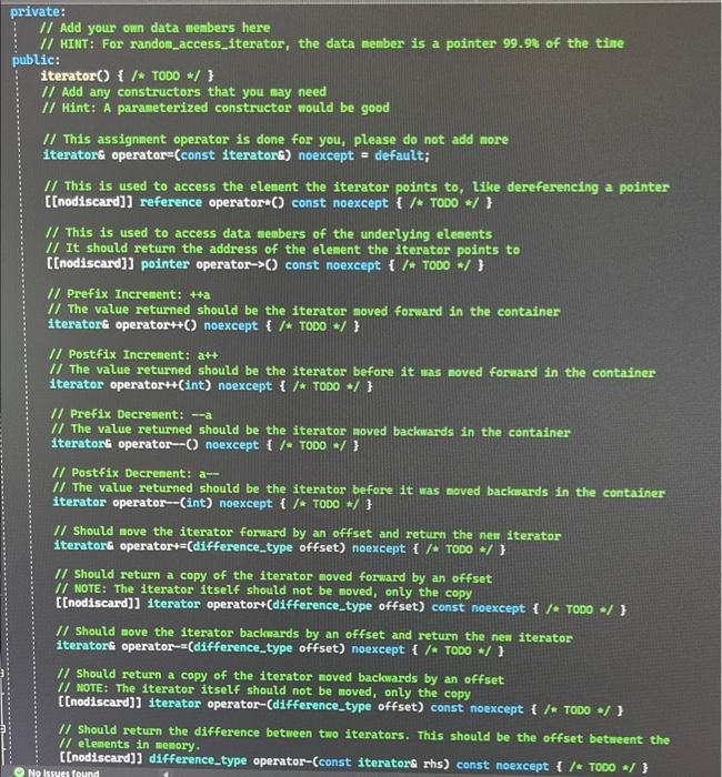 Solved Please solve the ones that say “TODO”#ifndef | Chegg.com