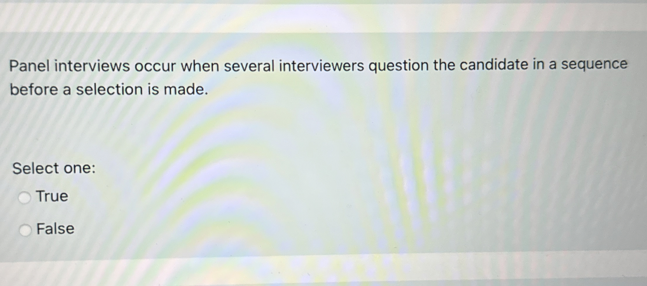 Solved Panel interviews occur when several interviewers | Chegg.com