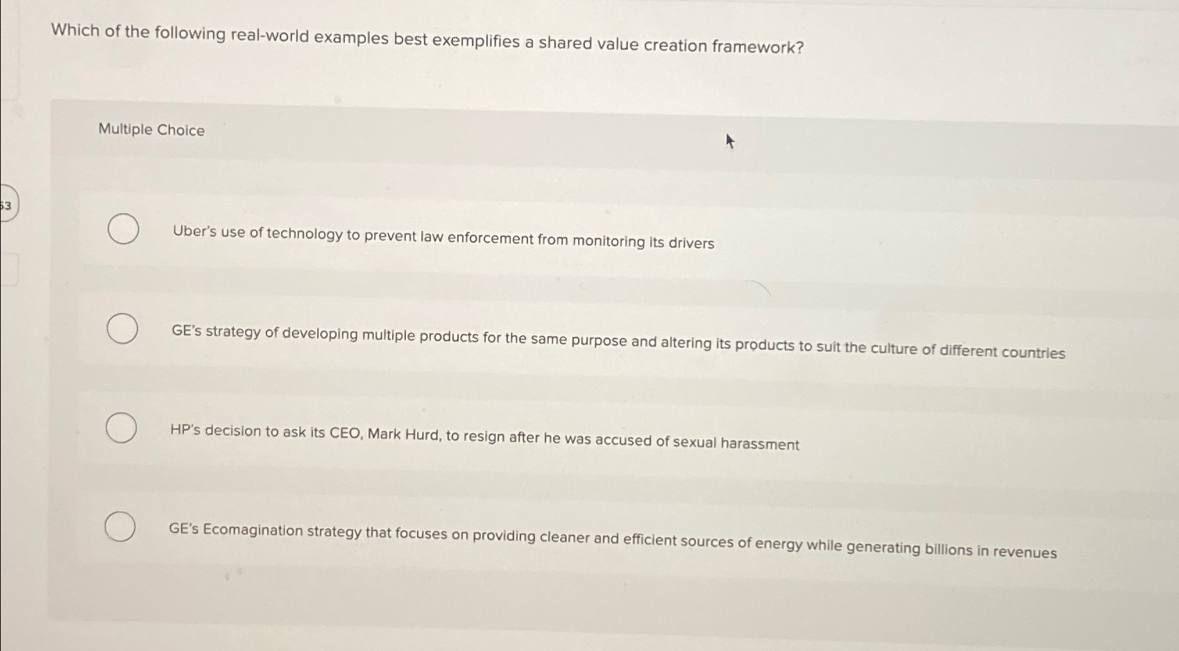 Solved Which of the following real-world examples best | Chegg.com