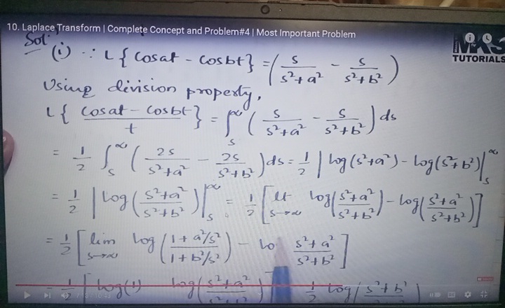 Solved Laplace Transform Using division | Chegg.com Solved Laplace Transform Using division | Chegg.com
