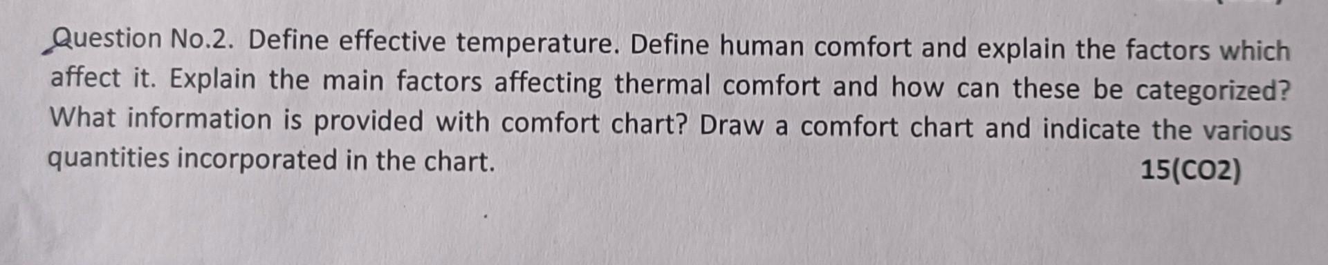 Solved Question No.2. Define effective temperature. Define | Chegg.com