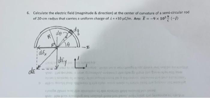 [solved] 6 Calculate The Electric Field Magnitude And Dir