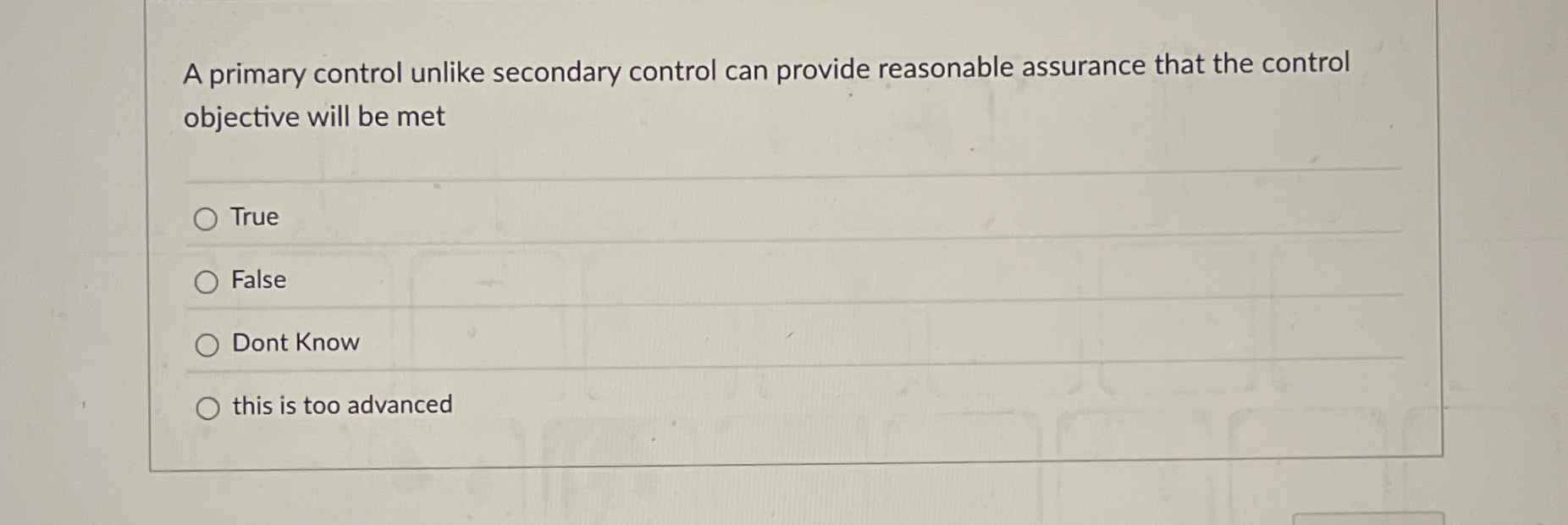 Solved A primary control unlike secondary control can | Chegg.com