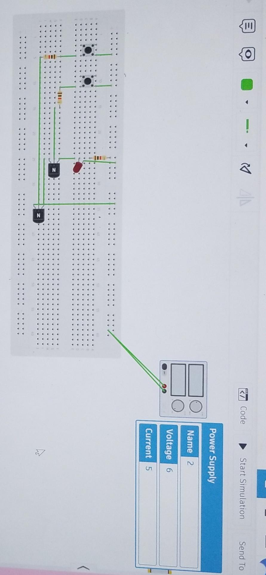 Solved I recreated this schematic on a breadboard on | Chegg.com