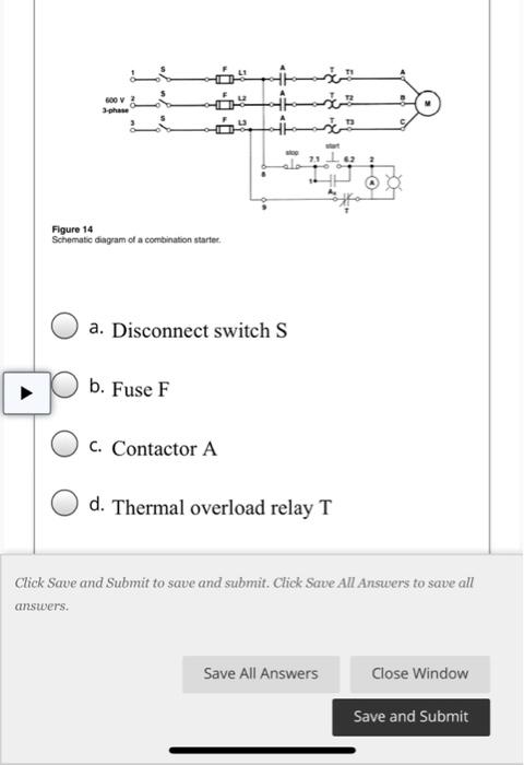 Solved 00V 2 Figure 14 Schematic diagram of a combination | Chegg.com