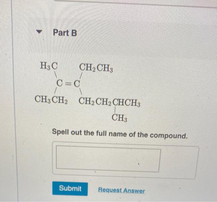 Solved Spell out the full name of the compound. Spell out | Chegg.com