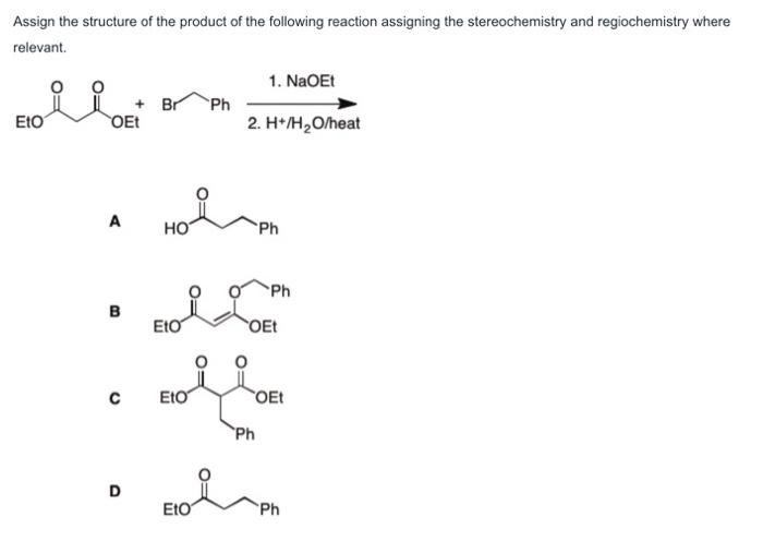 Solved Assign the structure of the most stable enolate form | Chegg.com