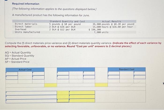 Solved Required information [The following information | Chegg.com