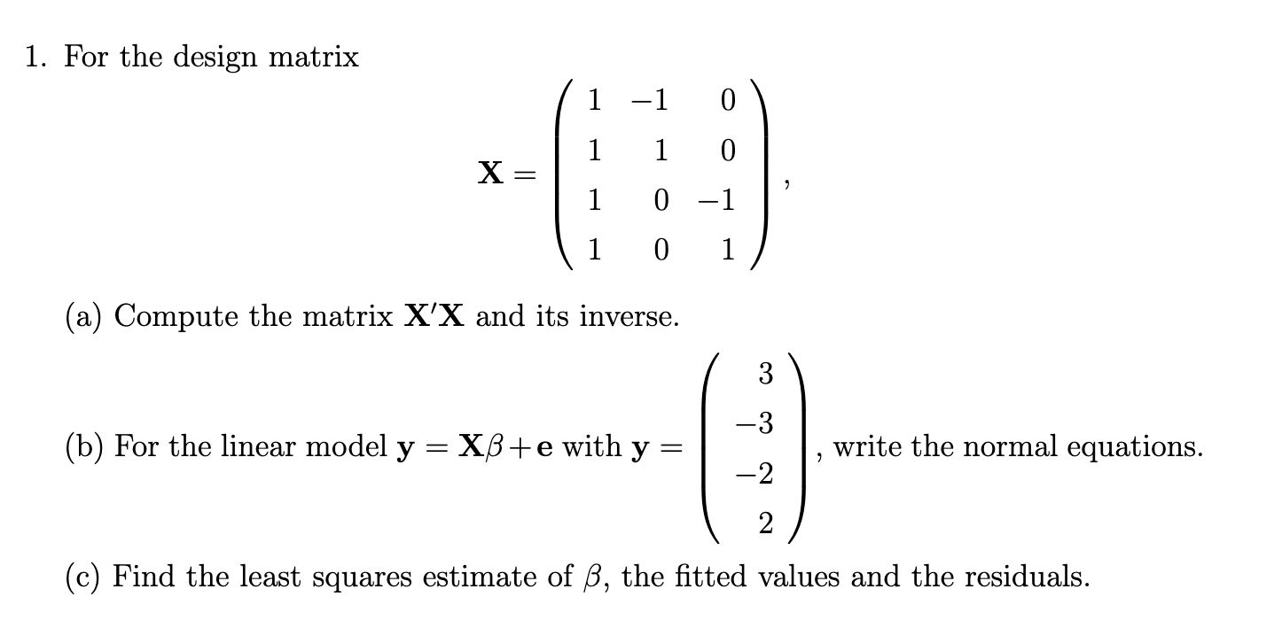 Solved For the design | Chegg.com