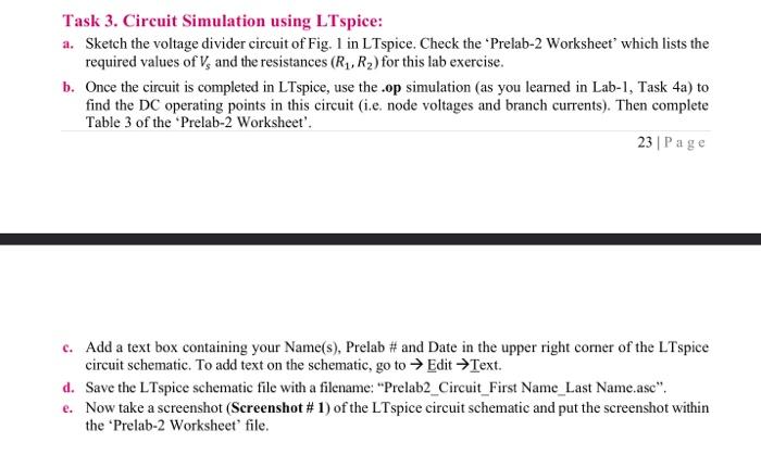 Solved Table 2: LTspice Simulation Results Note: The | Chegg.com