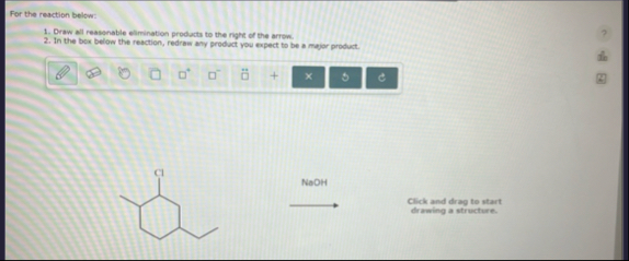 Solved For the reaction below:Draw all reasonable | Chegg.com