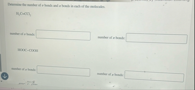 [Solved]: Determine the number of sigma bonds and pi bon