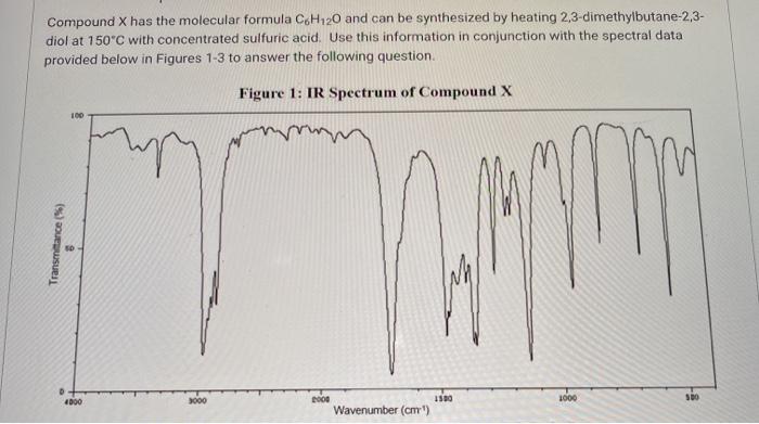 Solved Compound X has the molecular formula C6H120 and can | Chegg.com