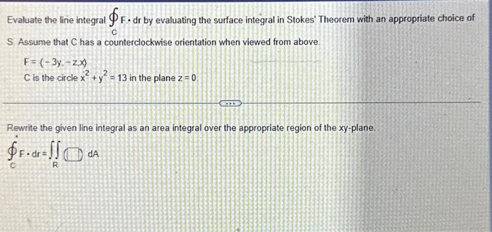 Solved Evaluate the line integral F. dr by evaluating the | Chegg.com