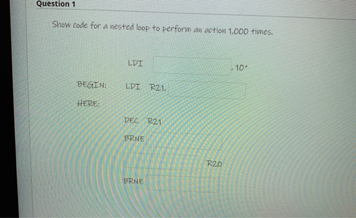 Solved Show Code For A Nested Loop To Perform An Action